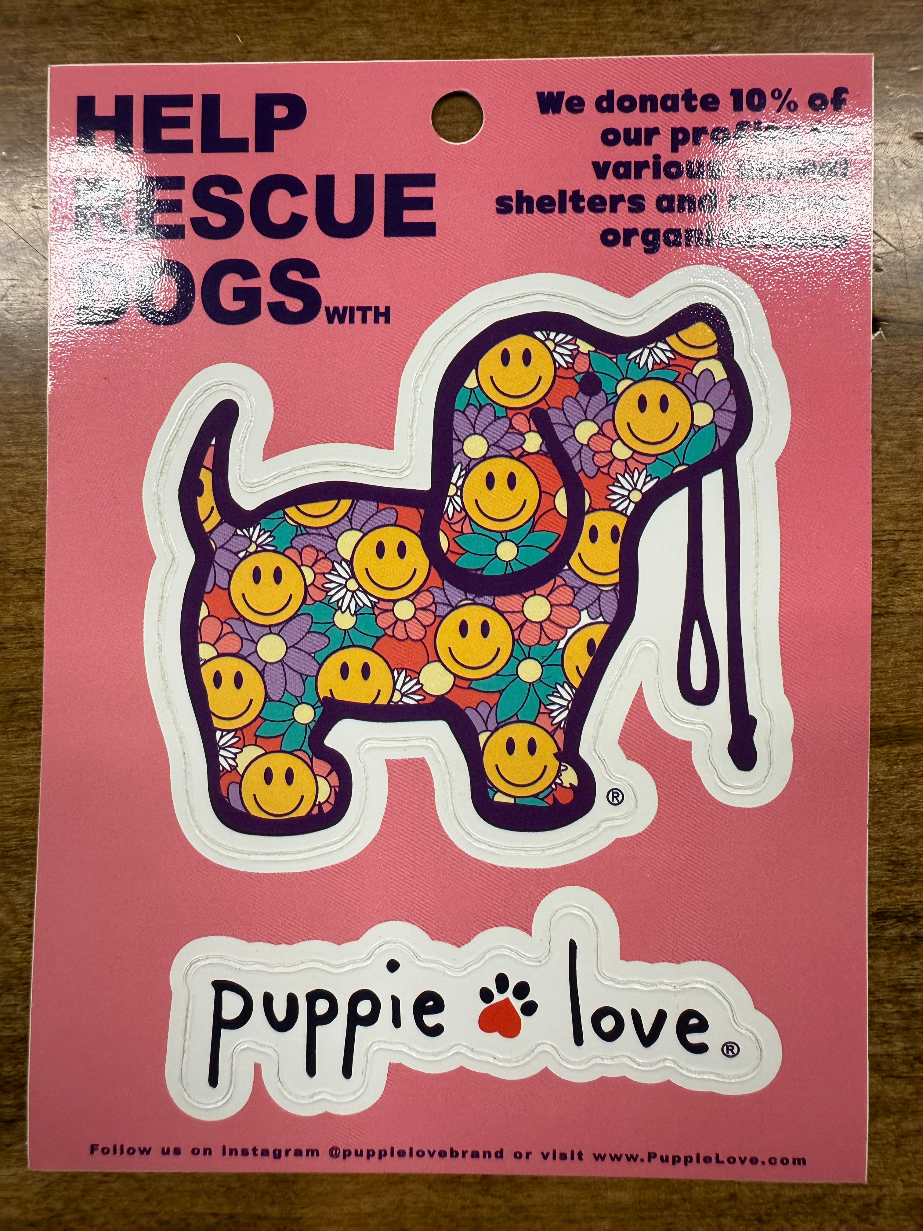 Smilie Pup sticker – Good Dog Charlies
